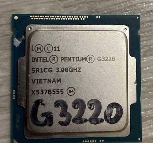 Процессор intel pentium G3220