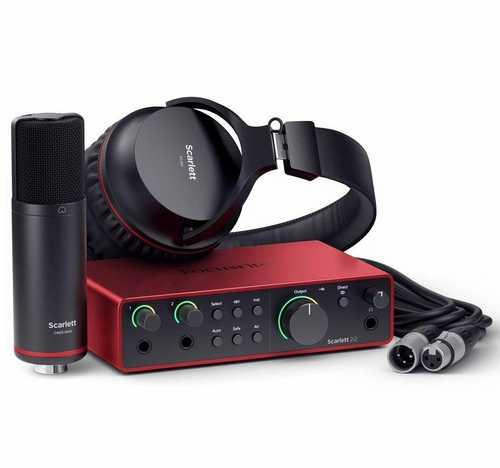 Внешняя звуковая карта Focusrite Scarlett 2i2 Stud