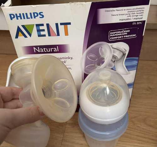 Молокоотсос ручной philips avent