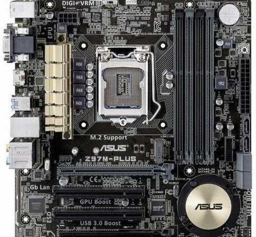 Материнская плата asus Z97M-plus soket1150