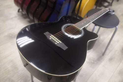 Гитара акустическая чёрная