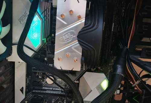 Intel core i7 9700K + Asus prime z390-a + DeepCool