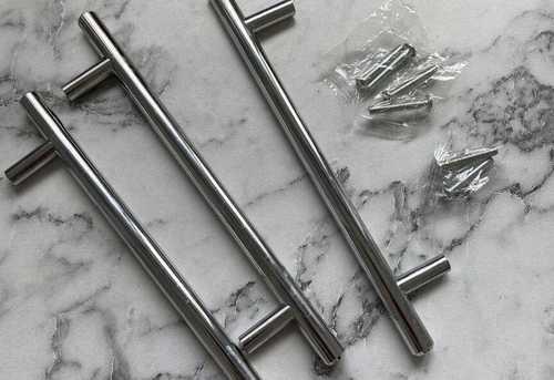 Мебельные ручки металл хром