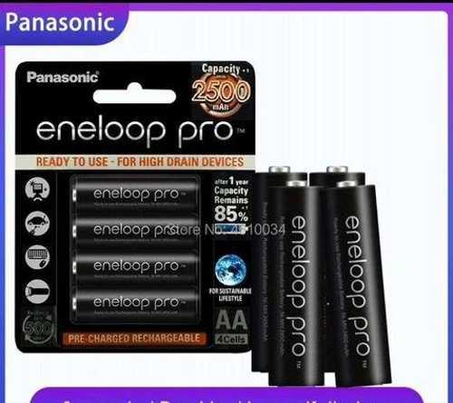 Аккумуляторы аа Panasonic Eneloop pro 2550 mah