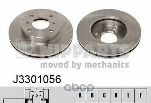 Диск тормозной передний nissan Primera j3301056