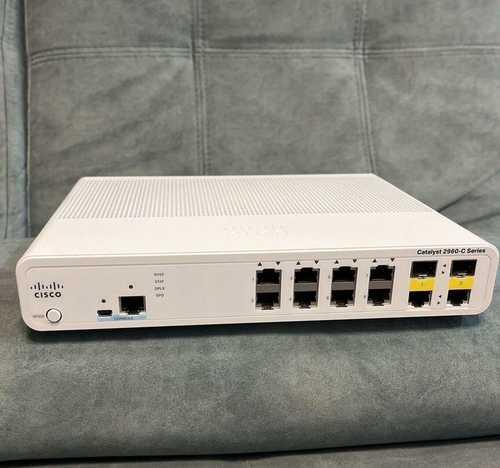 Коммутатор Cisco WS-C2960C-8TC-L