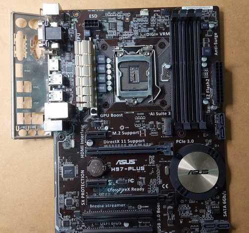 Socket LGA 1150 Asus H97-Plus