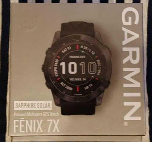 Смарт часы Garmin Fenix 7x Sapphire solar