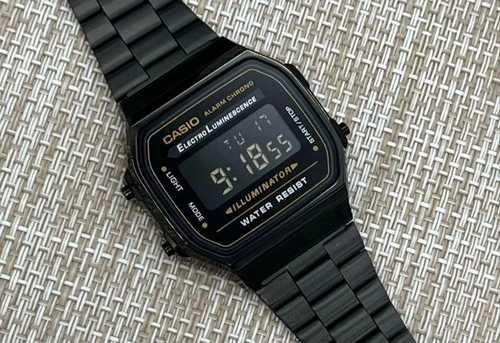 Часы Casio illuminator a168 black