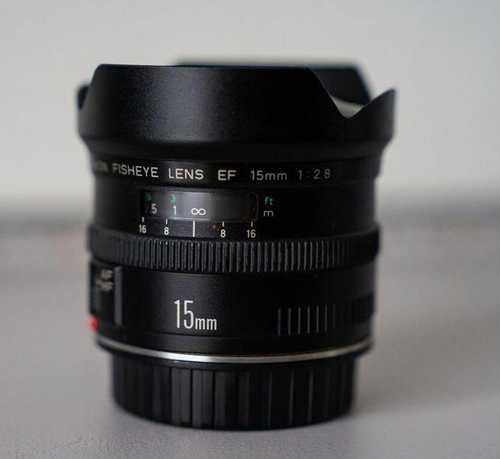 Объектив Canon EF 15mm f/2.8 Fisheye