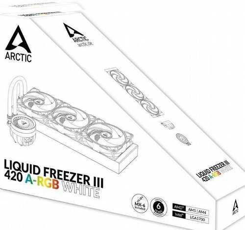 Arctic liquid freezer iii 420 white argb