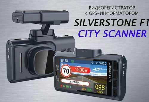Видеорегистратор с GPS SilverStone F1 CityScanner