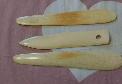 Старинные костяные Ножи для бумаги и писем