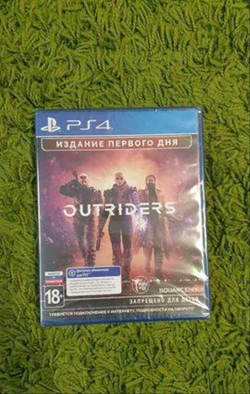 Outriders ps4. Новый запечатанный диск