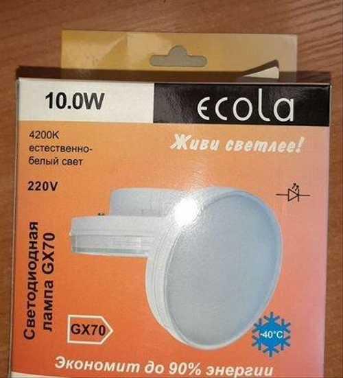 Светодиодная лампа ecola GX-70 новая