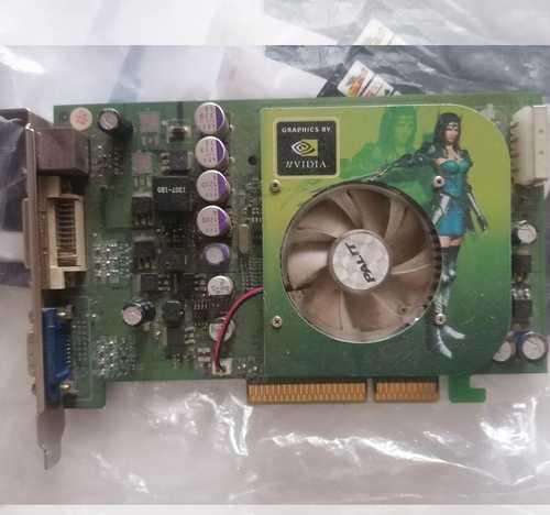 Видеокарта AGP GeForce 6600 Palit NA-66000+TD11