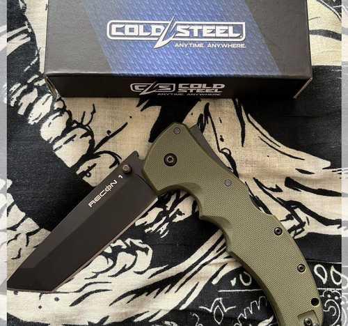 Складной нож Cold Steel Recon 1 Tanto OD Green