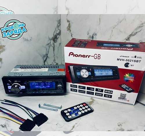 Магнитола с Bluetooth 1din Pioneer MVH-5021SBT