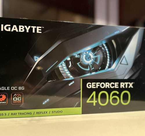 Gigabyte Видеокарта GeForce RTX 4060 Eagle OC 8gb