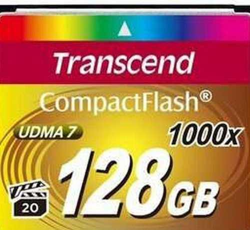 Карта памяти Transcend Compact Flash 128 гб