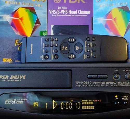Видеомагнитофон Panasonic NV-HD650EE HI-FI stereo