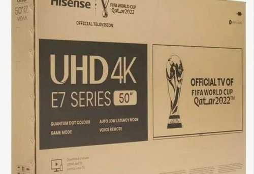 Ultra HD (4K) qled-телевизор 50"Hisense 50E7HQ