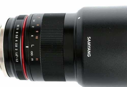 Объектив Samyang 50 mm 1.2 мануальный для Sony e