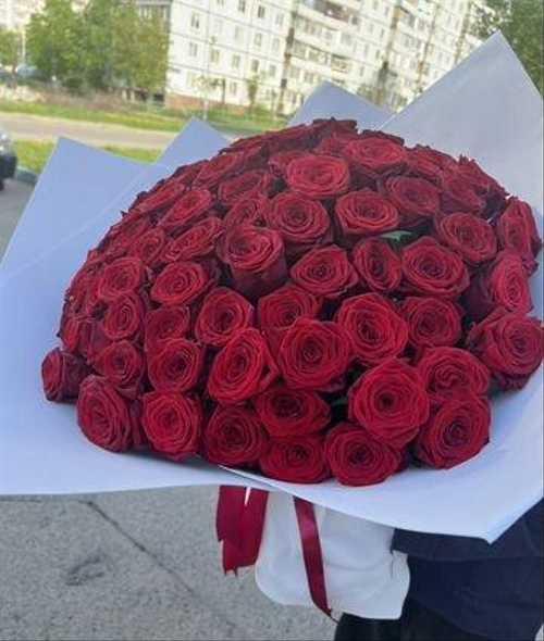 101 роза красная букет роз 51 роза, 201 роза
