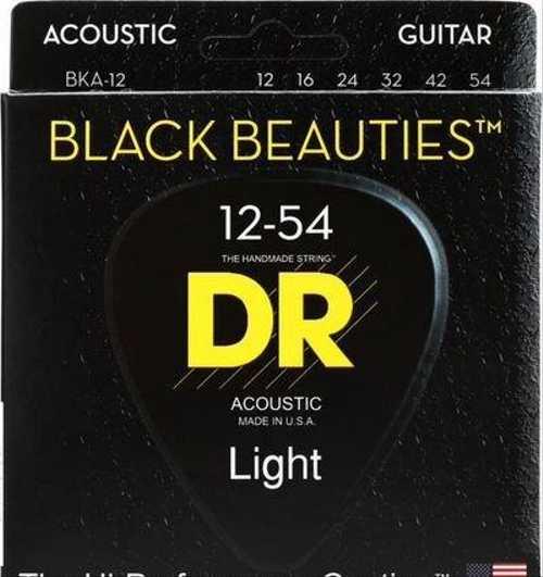 DR BKA-12 black beauties Струны для гитары