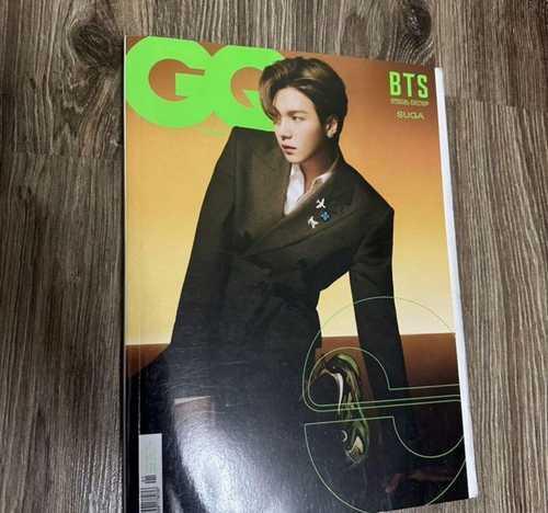 Журнал GQ BTS Suga