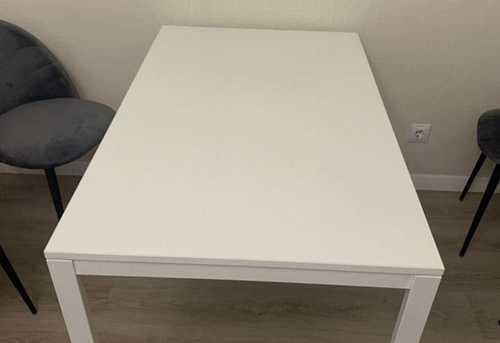 Стол прямоугольный IKEA melltorp белый 125*75