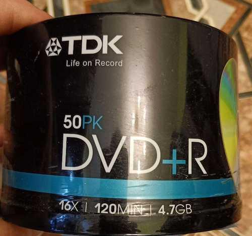 Болванка DVD-R verbatim tdk