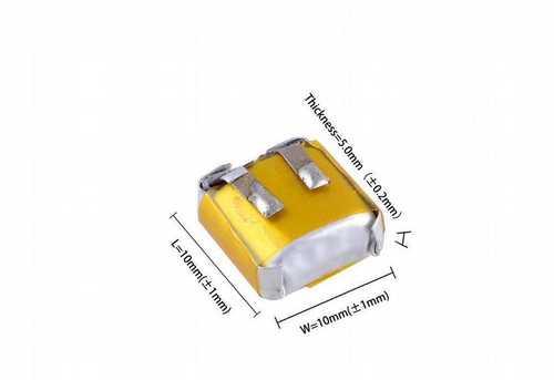 Аккумулятор для наушников 50x10x10 на 45mAh