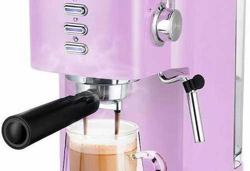 Кофеварка рожковая Kitfort KT-7114-3 1250Вт фиолет
