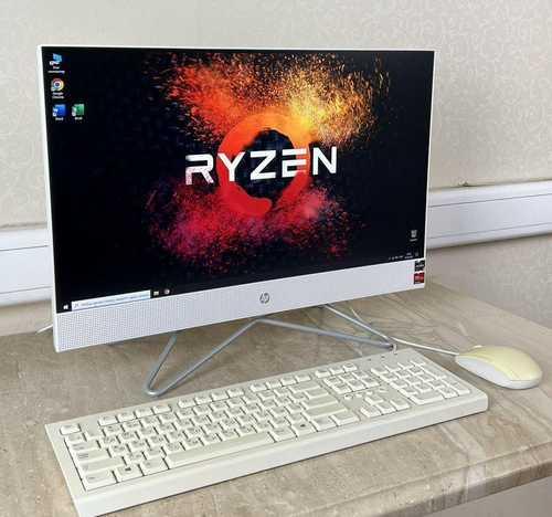 Моноблок HP 24-df0025ur (24"/ Ryzen 3 3250U/ 8 гб)