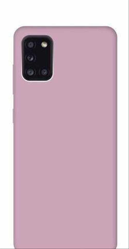 Чехлы на Samsung а31 под оригинал розовые оптом