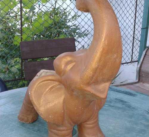 Кашпо керамика, "Бронзовый Слон"