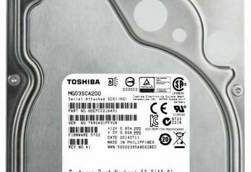 Жесткий диск Toshiba MG MG03SCA200 2TB SAS