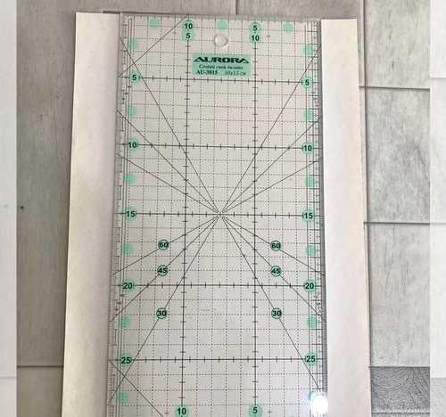 Линейка для пэчворка 30*15см, AU-3015 Аврора