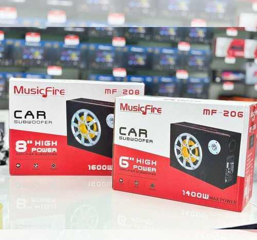 Сабвуфер под сиденье MusicFire MF-208 1600W 8-разм