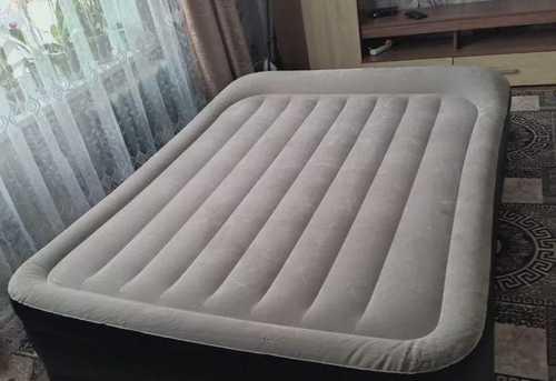 Надувной матрас-кровать Intex с насосом 220W - XuT