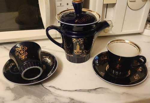 Чайные пары и чайник (сервиз) СССР