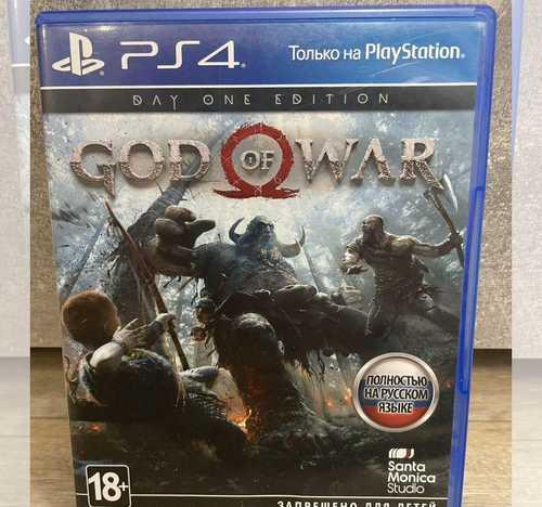 Диск God of war отец и сын для ps4/ps5