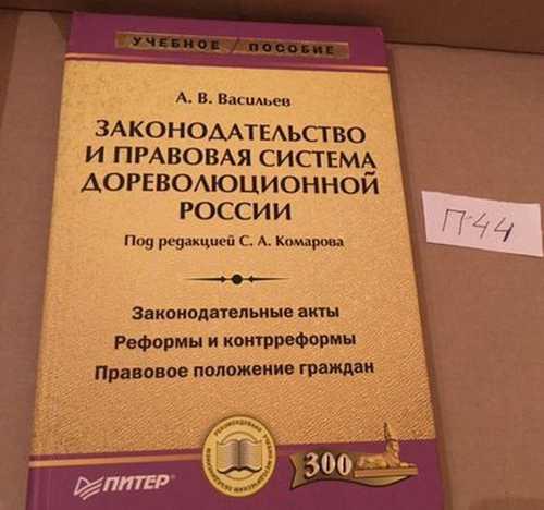 Васильев А.В. Законодательство и правовая система