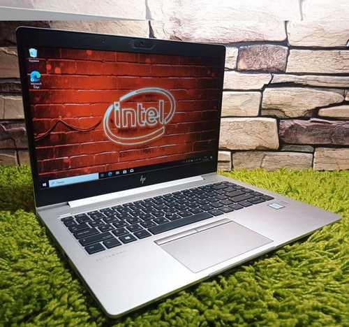 14" iPS Мощный HP EliteBook Core i5-8250 16Gb NVMe