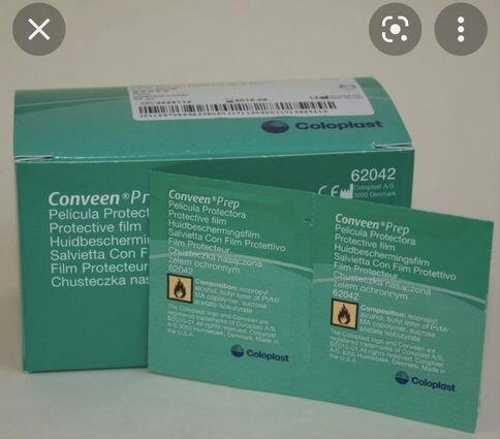Салфетки Coloplast Conveen Prep 62042 Вторая кожа