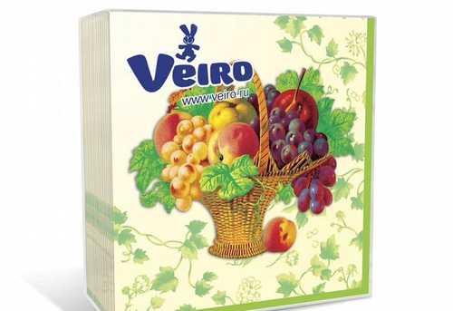 Трехслойные салфетки veiro, Корзина с фруктами, 3