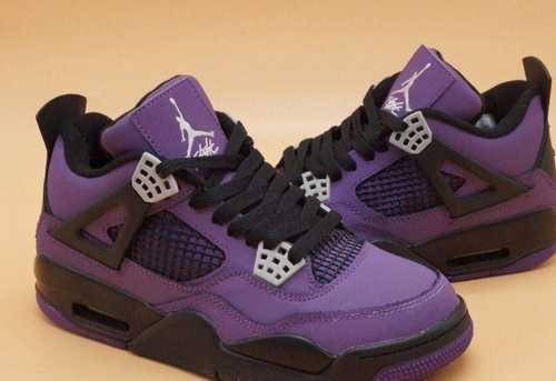 Кроссовки Nike Air Jordan 4 Cactus Jack Purple