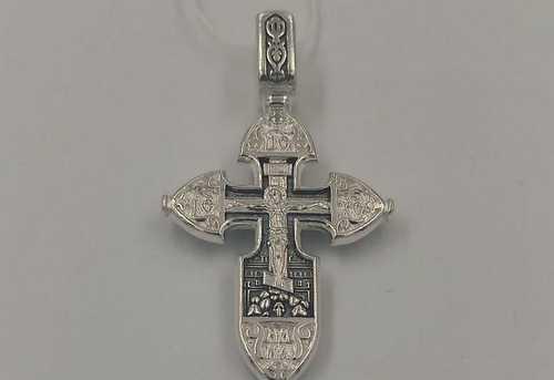 Православный нательный крест из серебра, 468