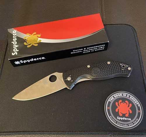 Нож Spyderco Tenacious рукоять Black G10